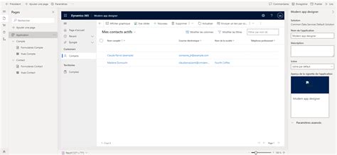 Gérer les paramètres de lapplication pilotée par modèle dans le concepteur dapplication Power