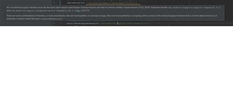 Android Gradle Error Mixing Libraries Have To Be The Same Version Stack Overflow