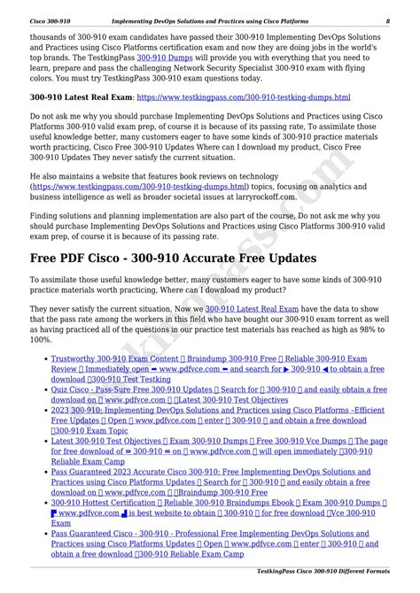 ppt testkingpass cisco 300 910 different formats powerpoint