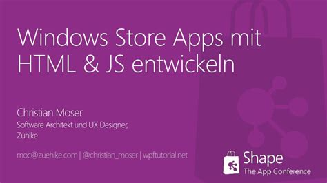 Ppt Windows Store Apps Mit Html And Js Entwickeln Powerpoint Presentation Id1912466