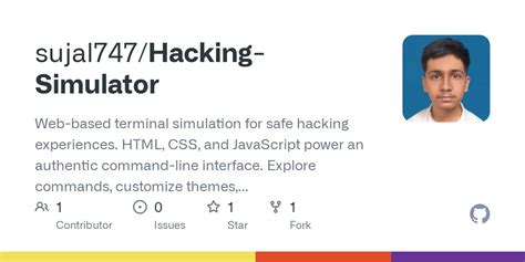 github sujal747 hacking simulator web based terminal simulation for safe hacking experiences