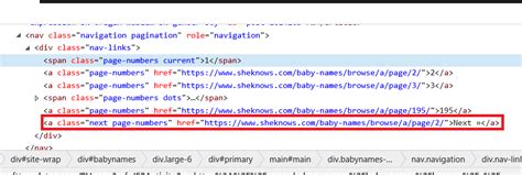 Python爬取网址中多个页面的信息 寡人略帅 博客园