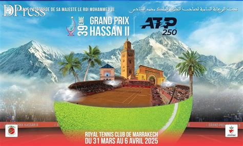 è édition du Grand Prix Hassan II de tennis Match d exhibition sur la place Jemaa El Fna