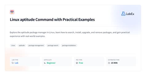 Linux Aptitude Command With Practical Examples Labex