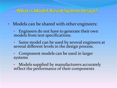 PPT Model Based Systems Design With MATLAB SIMULINK PowerPoint Presentation ID