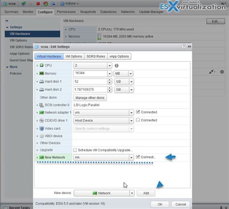 VMware VCSA Active Passive Setup Advanced Configuration ESX Virtualization