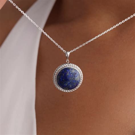 Lazuli Lapis Pendant Etsy