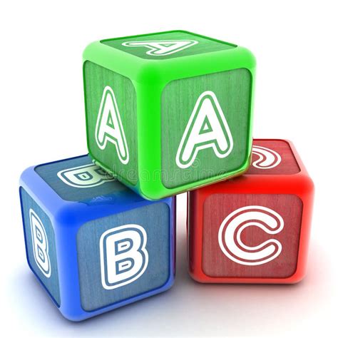 ABC Building Blocks Stock Illustration Image Of Elementary 35334267