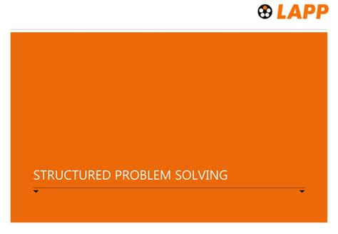 Structured Problem Solving Pptx