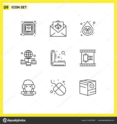 Universal Outline Signs Symbols Design Technology Thanksgiving Connection Pollution Editable