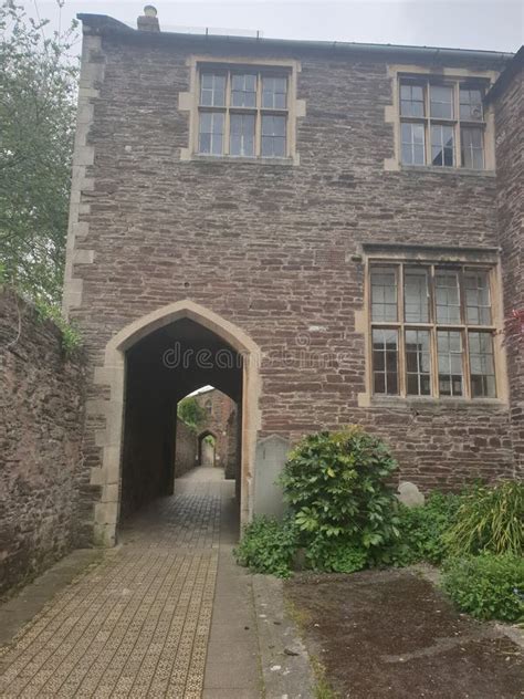 Arched Passageway Beneath A Castle Stock Image Image Of Passageway