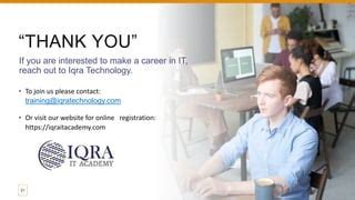 Iqra Technology Free Training Pptx