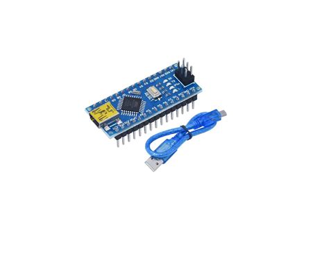 Плата контроллер Arduino Nano V3 0 Atmega328p Cпаянный кабель и