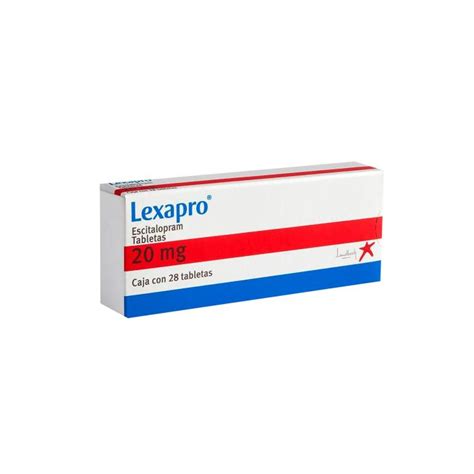 Lexapro 20 Mg 28 Tabletas