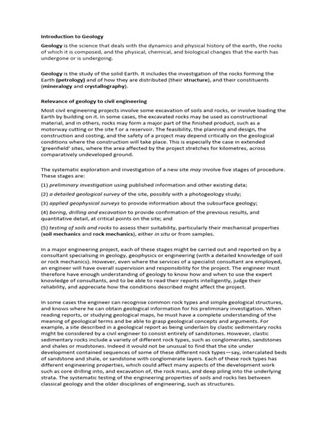 Intro To Geology Pdf