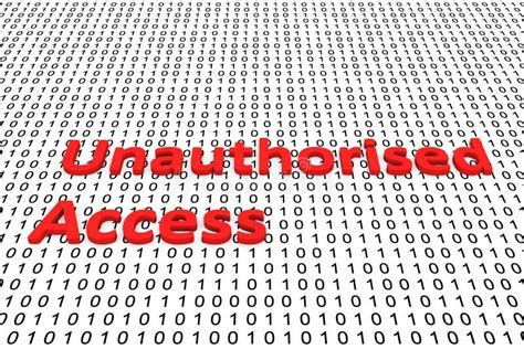 Unauthorised Access Stock Illustration Illustration Of Unauthorised 88029938