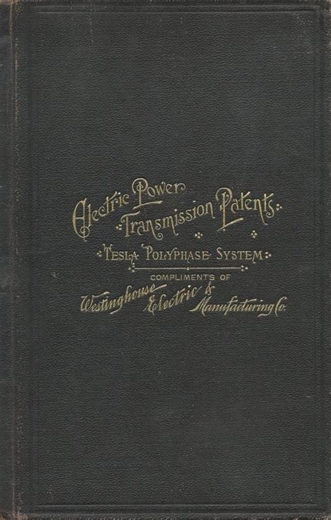 Transmission Of Power Polyphase System Tesla Patents