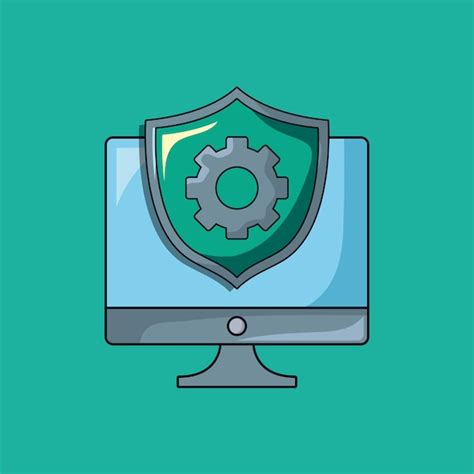 Premium Vector Seo Design With Computer And Shield