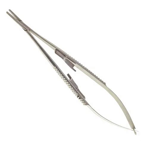 Stainless Steel Spring Action Type Scissor Forceps Needle Holder At