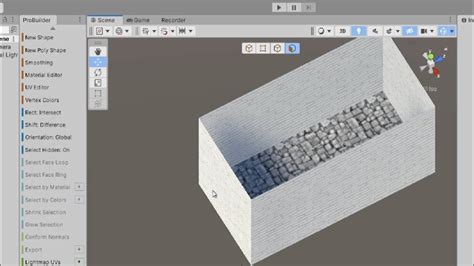 Probuilder Unity Create An Object With Inside And Outside Faces