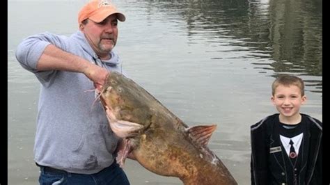 Lancaster County man hauls in state-record 50-pound flathead catfish | fox43.com
