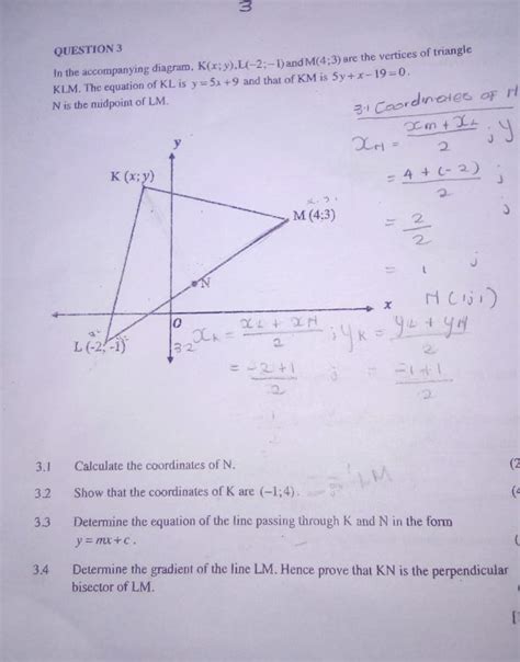 Solved 3 Question 3 In The Accompanying Diagram