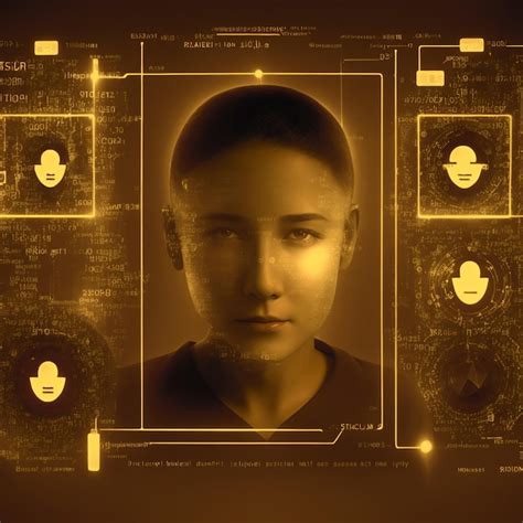 Premium Ai Image Facial Recognition Online Access Business Data
