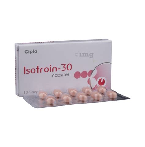 Capsule Isotretinoin 30mg Rs 302 Strip Health Care Medical Centre