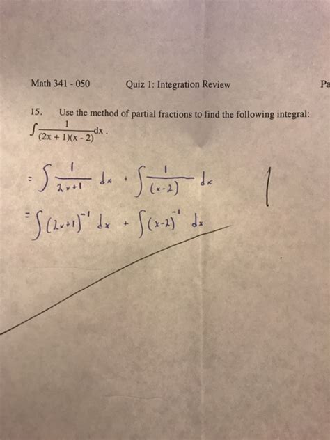 solved use the method of partial fractions to find the