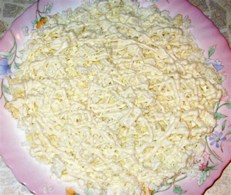 Салат «Мимоза классический с горбушей рецепт приготовления