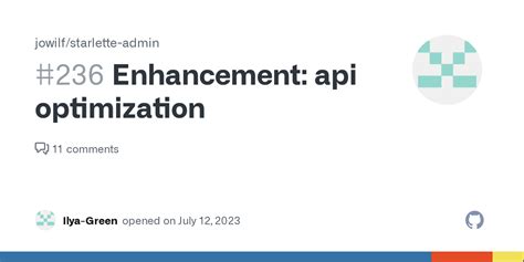 Enhancement Api Optimization · Issue 236 · Jowilfstarlette Admin