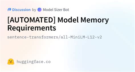 Sentence Transformersall Minilm L12 V2 · Automated Model Memory