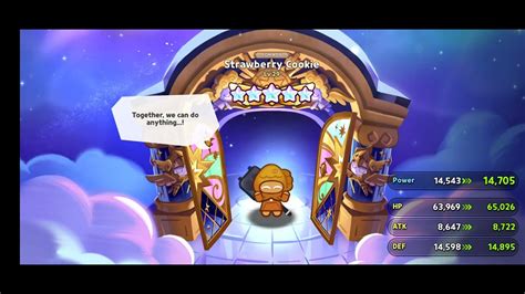 Ascend Full 5 Stars Strawberry Cookie Cookie Run Kingdom Youtube