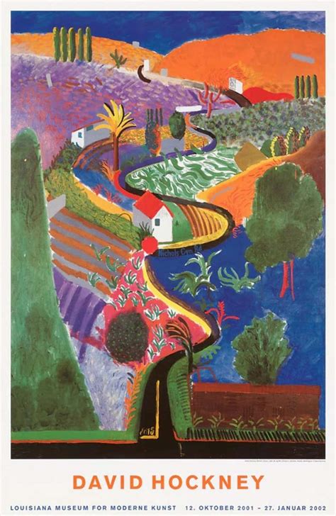 David Hockney 1997 David Hockney North Yorkshire Pop Art United Kingdom Offset Lithograph