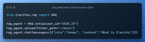 Rag In 4 Lines Of Code 🔥 With Clarifai Proud Of The Team For Getting This Company Hackathon