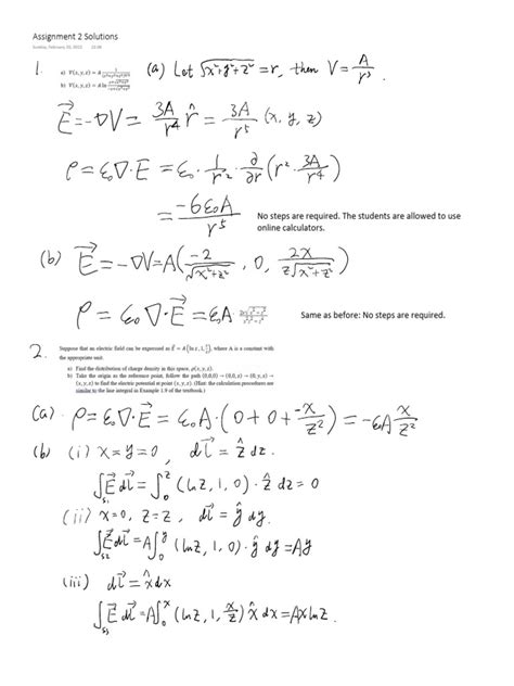 Phy241 Assignment 2 Solutions Pdf