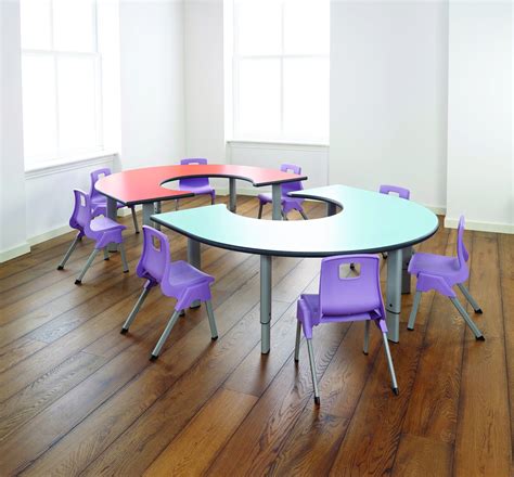 Metalliform Rainbow Start Right Adjustable Classroom Table Winscombe Metalliform Rainbow Start Right Adjustable Classroom Table Winscombe