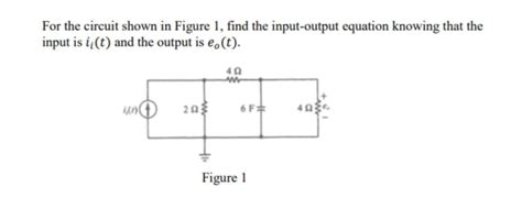 Solved For The Circuit Shown In Figure Find The Chegg