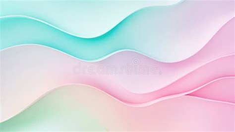 Soft Abstract Hues Merging Forming Fluid Visual Waves Against Blurred Ethereal Background