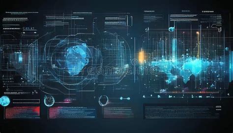 Abstract Background Of Digital Code Flow Neural Networks Artificial Intelligence Stock