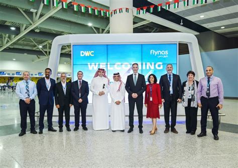 Welcoming Flynas Scheduled Flights To Dwc Thank You Stefan Magiera For