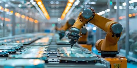 Automation In Semiconductor Manufacturing Using Robotic Arms Concept Semiconductor Manufacturing