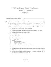 Tutorial Monday Pdf COS Program Design Introduction Tutorial Tutoriaal