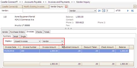 Why Isn T An Invoice Showing Up In Modify Existing Invoices