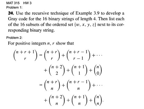 problem 1 24 use the recursive technique of example