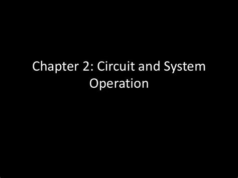 Microprocessor Week 2 Ch2 Circuit And Operation