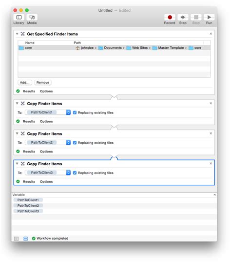 Macos Use Automator To Copy Single Folder To Multiple Locations Ask