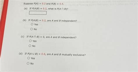 Suppose P A And P B A If P A B Chegg