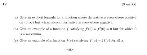 Solved A Give An Explicit Formula For A Function Whose Chegg