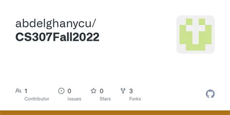 GitHub Abdelghanycu CS Fall